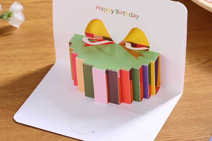 디자인문구 3d 선물 입체 카드 생일 편지지 오늘의집 쇼핑