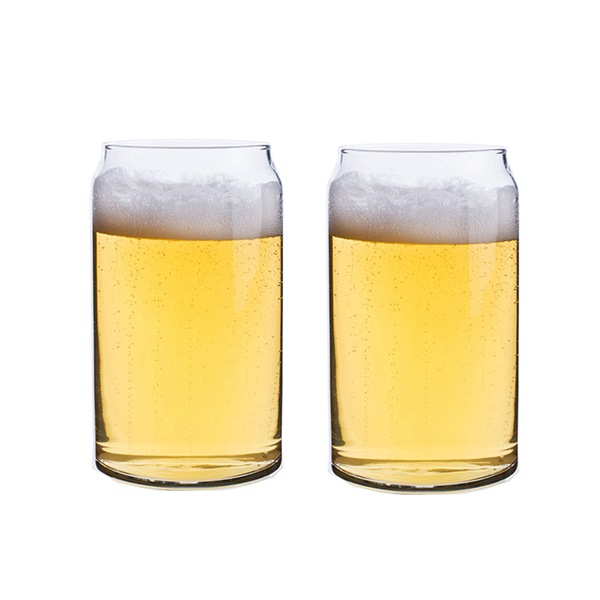 유리컵·물컵 > 비어캔글라스 370ml 2p세트 쥬스컵 예쁜컵 물컵 | 오늘의집 쇼핑