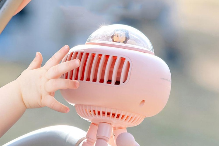 선풍기 해외 휴대용 문어발 무엽 선풍기 집게 유모차 악세사리 거치대 오늘의집 쇼핑