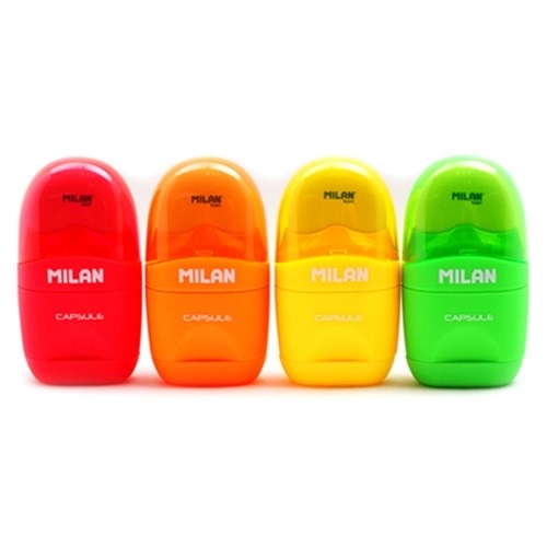 디자인문구 밀란 Fluo 캡슐지우개and연필깎이 오늘의집 쇼핑