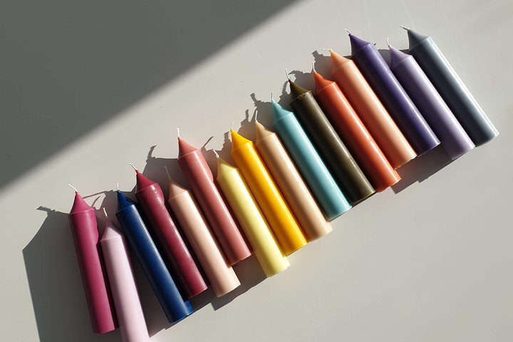 캔들 미니 테이퍼 오브제 캔들 19colors 오늘의집 쇼핑