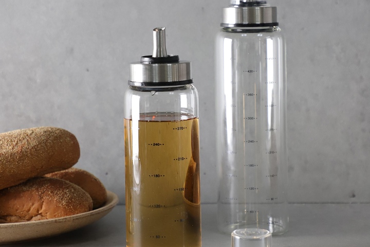 양념통·오일병 킨 내열유리 뚜껑 오일병 300ml 5p 세트 오늘의집 쇼핑