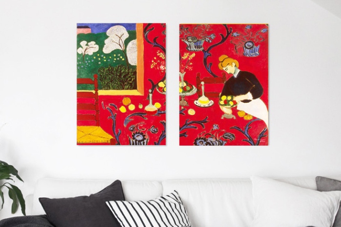 그림·사진 인테리어 액자 명화 세트 마티스 레드set 오늘의집 쇼핑