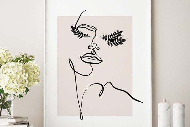 그림·사진 드로잉 액자 그림 포스터 우먼리프 오늘의집 쇼핑