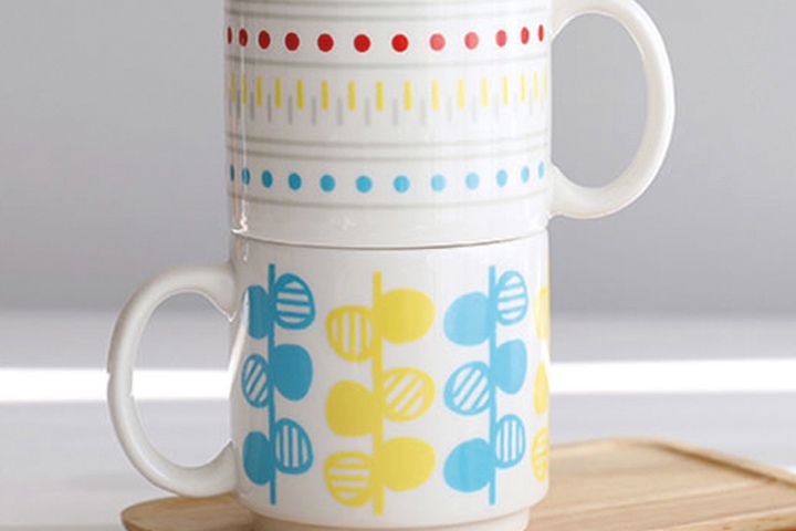 머그컵 코키코키 컬러 패턴 머그컵 Color Pattern Mug Cup 오늘의집 쇼핑