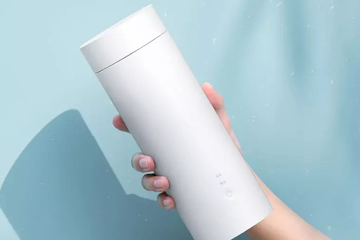 텀블러·빨대·컵소품 해외 Viomi 운미 휴대용 가열 보온병 400ml 오늘의집 쇼핑