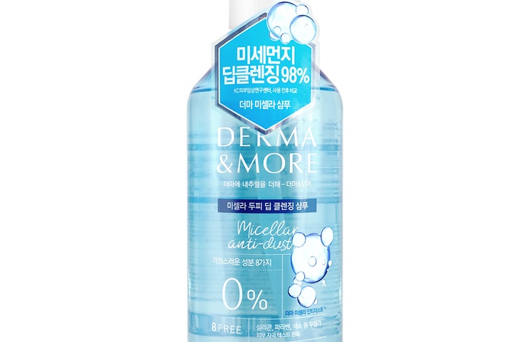 샴푸·린스 더마앤모어 안티더스트 미셀라 미세먼지 샴푸 600ml 오늘의집 쇼핑