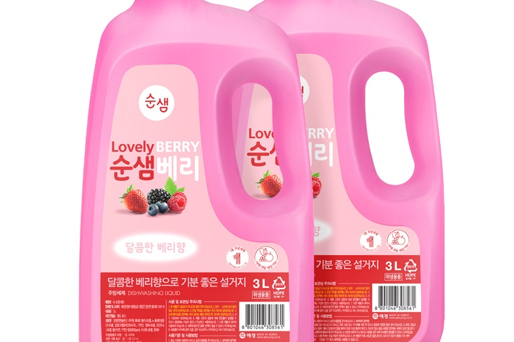 일반주방세제 순샘 대용량 주방세제 3lx2개베리 오늘의집 쇼핑
