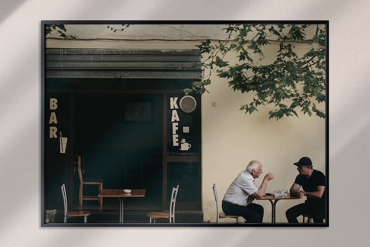 그림·사진 나의 유럽 모먼트 인테리어 포스터 액자 44 Coffee Talks 오늘의집 쇼핑