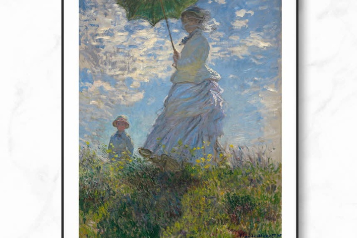 그림·사진 인테리어 그림 포스터 액자 모네 파라솔을 든 여인5size 오늘의집 쇼핑
