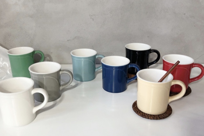 머그컵 카페 도자기 머그컵 컬러 라떼잔 340ml 8color 오늘의집 쇼핑