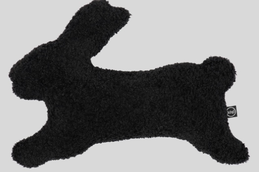 쿠션·등쿠션 Happy Bunny Black Plush Cushion 오늘의집 쇼핑