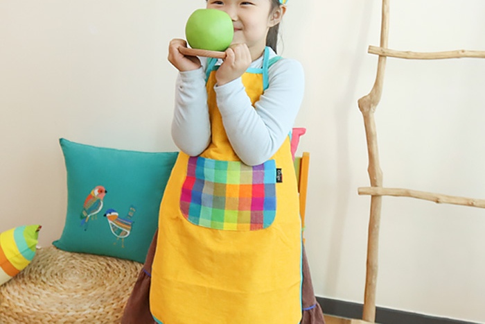 앞치마·주방장갑 어린이 앞치마 두건 Set 써니옐로 오늘의집 쇼핑
