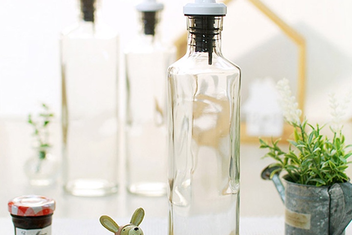 양념통·오일병 원형 리버티 유리 오일병 소스병 350ml X2p 세트 오늘의집 쇼핑