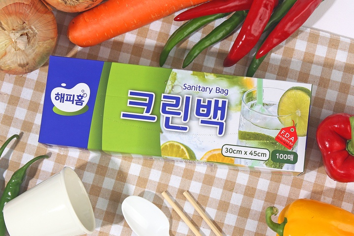 위생백·지퍼백 주방 일회용품 크린백 뽑아쓰는 위생백 대 30x45 100매 오늘의집 쇼핑
