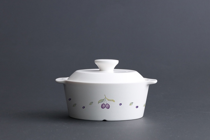 냄비·뚝배기 인덕션 도자기 내열냄비 16cm 플럼 오늘의집 쇼핑