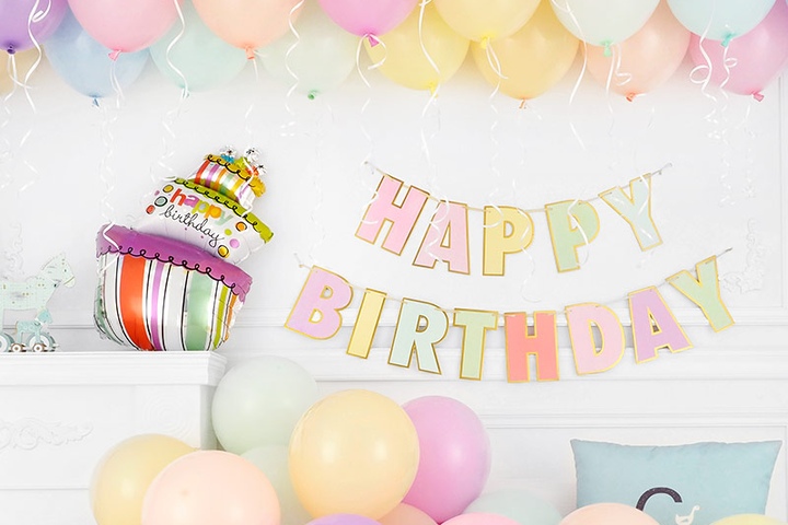 파티·이벤트용품 생일파티 장식세트 3단케익 풍선장식 마카롱혼합 오늘의집 쇼핑