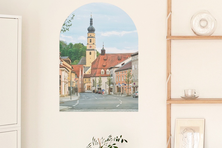 그림·사진 올드타운스트릿 아치 풍경 포스터 2size 오늘의집 쇼핑