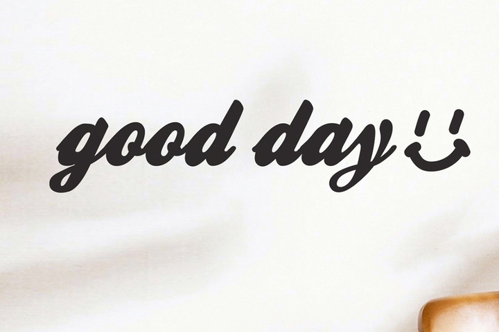 데코스티커 Good Day Smile 감성 레터링 인테리어 스티커 오늘의집 쇼핑