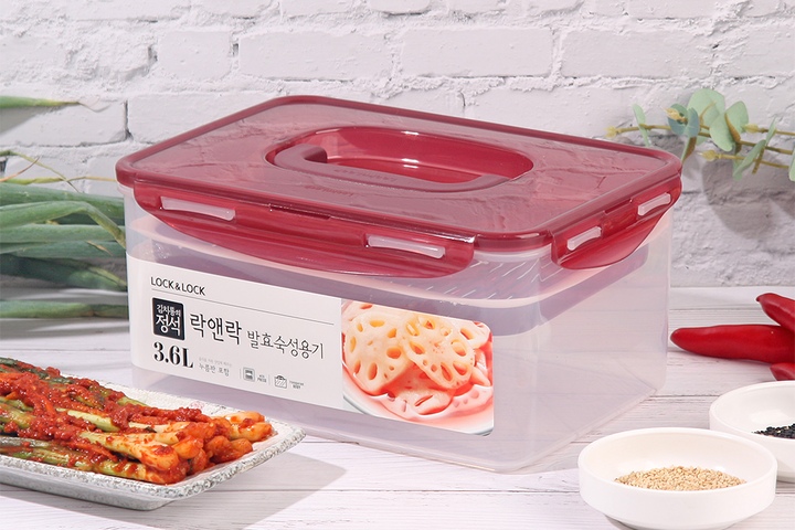 김치통·항아리 발효숙성용기 누름판 밀폐용기 장아찌통 36l 오늘의집 쇼핑