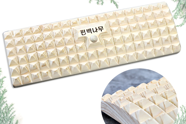 마스크·건강용품 편백나무 발지압판 C타입 발마사지 건강 지압매트 오늘의집 쇼핑