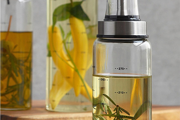 양념통·오일병 더 쉐프 내열유리 캡 오일병 300ml X 3개 스티커 Cro0001s 오늘의집 쇼핑
