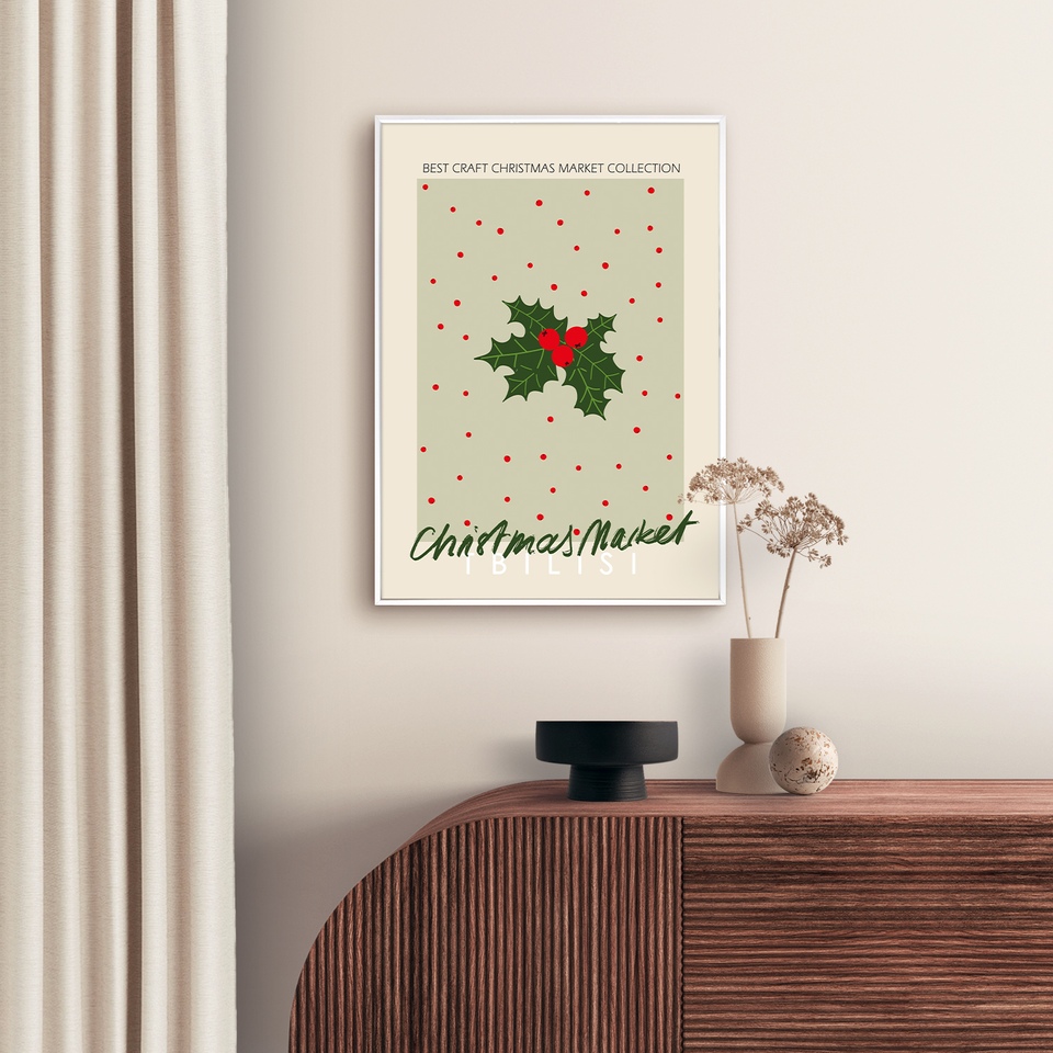 패브릭포스터·그림 조이 윈터 크리스마스 겨울 액자 포스터 58 Christmas Tbilisi 오늘의집 쇼핑