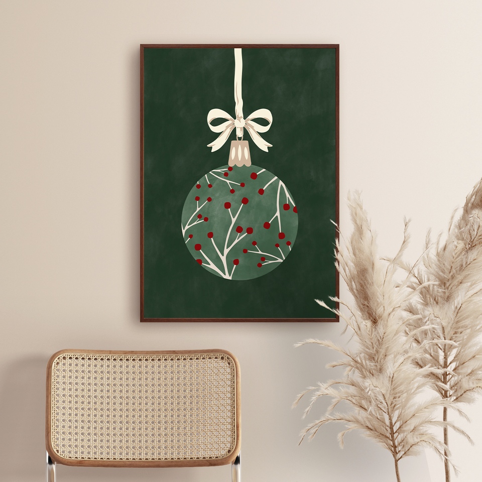 패브릭포스터·그림 조이 윈터 크리스마스 겨울 액자 포스터 79 Cottage Ornament 오늘의집 쇼핑
