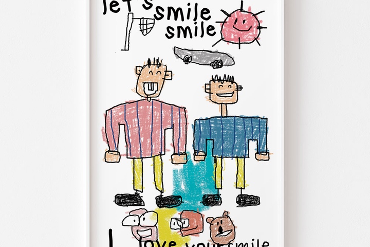 그림·사진 드로잉페이퍼 일러스트 그림 액자 Smilesmile 오늘의집 쇼핑
