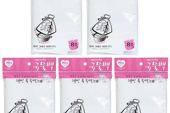 기타소모품·잡화 하니 웰빙 국물백 대 8매입x5봉 0289 다시백 오늘의집 쇼핑