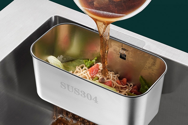 채반·믹싱볼 스텐 싱크대 코너 음식물 물기제거 바스켓 거름망 2size 오늘의집 쇼핑