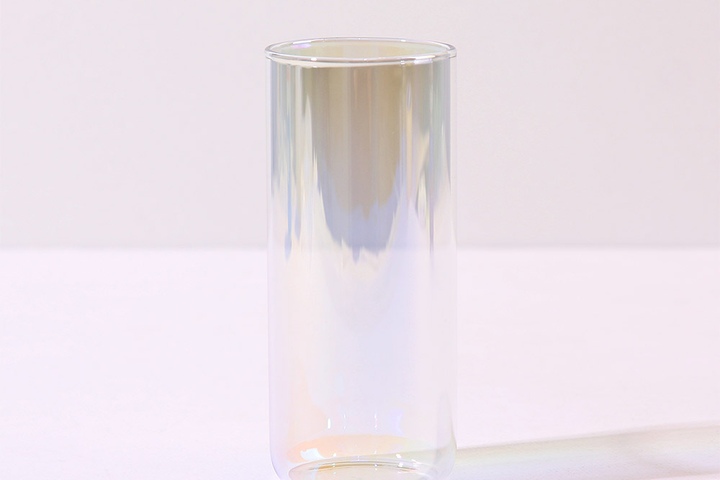 유리컵·물컵 오로라 내열유리 컵 홀로그램 유리컵 홈카페 감성 유리잔 430ml 오늘의집 쇼핑