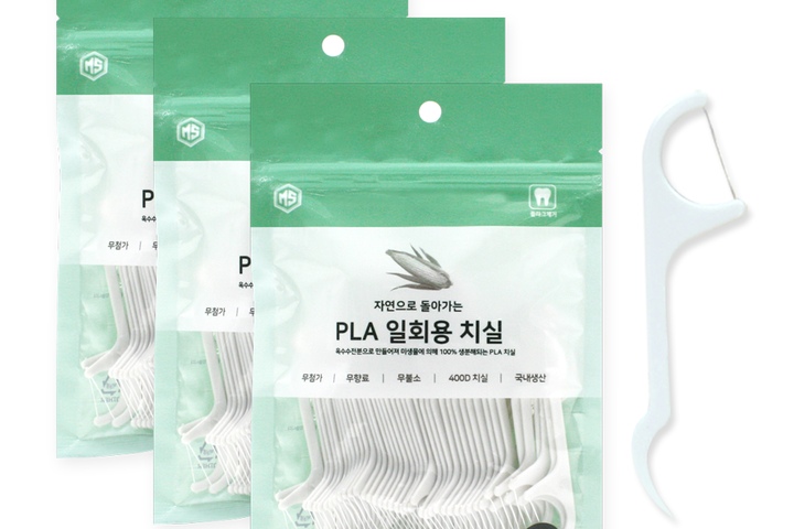 치실·치간칫솔 Pla 일회용 치실 80개입 X 3세트 오늘의집 쇼핑