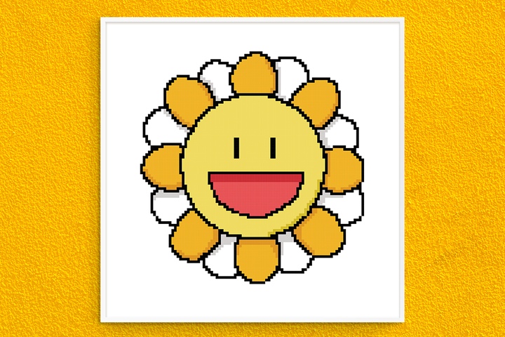그림·사진 행복을 주는 인테리어 그림 액자 스마일 픽셀b 오늘의집 쇼핑