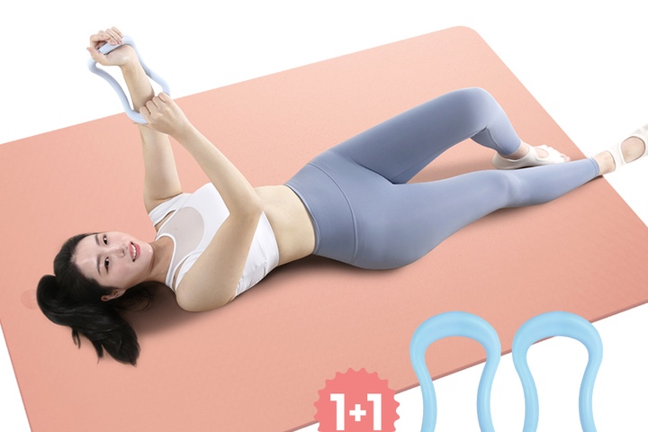 요가·스트레칭 Tpe 10mm 자이언트 층간소음방지 홈트헬스 요가매트 요가링 2pcs Set 오늘의집 쇼핑