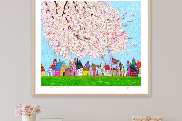 판화 에디션 그대의 미소 향기에 머물다 99 Editions 김민정 판화 오늘의집 쇼핑