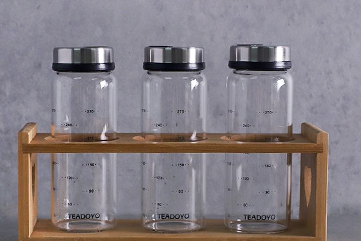 양념통·오일병 킨 후추 유리 양념병 3칸 트레이 세트 300ml 오늘의집 쇼핑