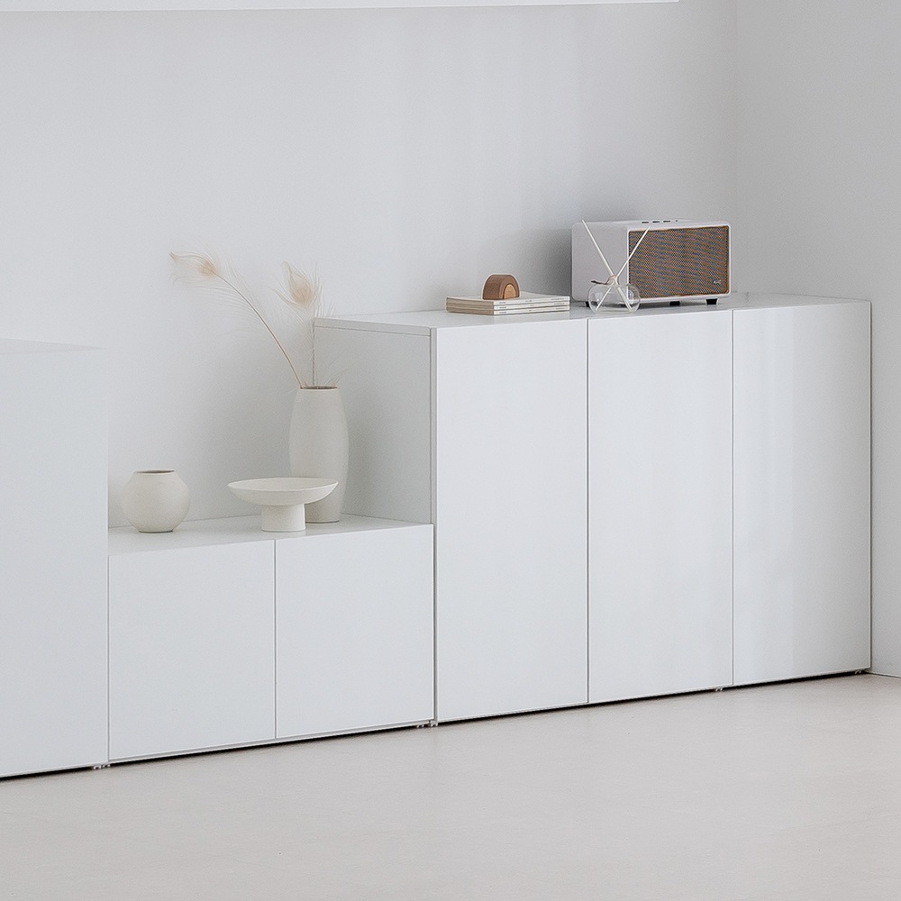 포더홈 플레인 E0 1단 800 수납장 4colors - 위시버킷