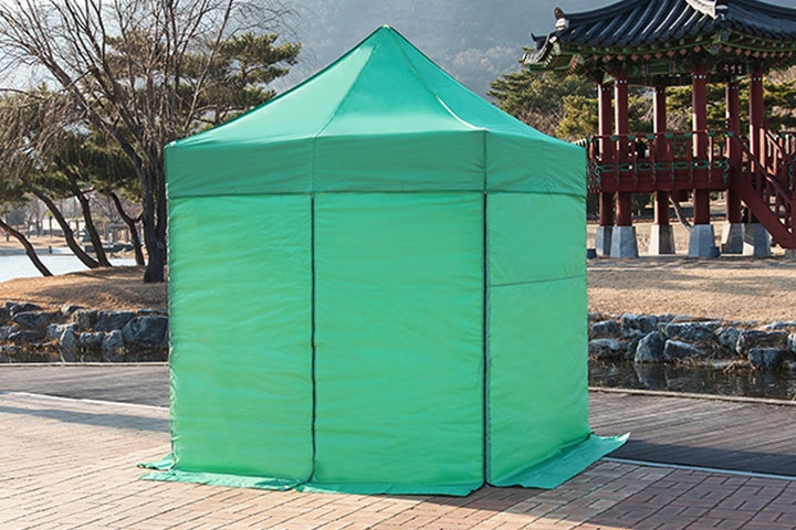 텐트·타프 알루미늄스틸 민자풀세트 2x2 천막 함마톤스틸 주차장 고정 창고용 천막 알루미늄골조 오늘의집 쇼핑