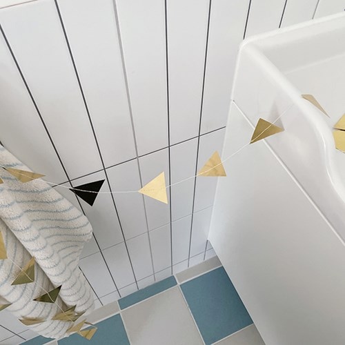 파티·이벤트용품 Gold Triangle Garland 골드삼각가랜드 오늘의집 쇼핑