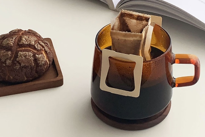 받침·손잡이 우드 컵 받침 티코스터 오늘의집 쇼핑