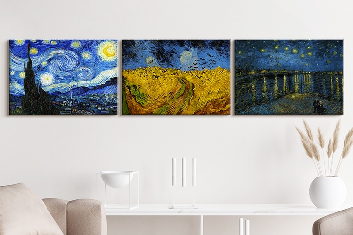 그림·사진 인기 명화 세트 인테리어 캔버스액자 4 고흐 3세트 인기 풍경화 오늘의집 쇼핑