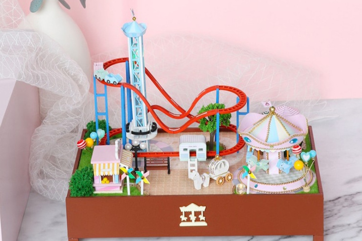 Diy공예·미니어처 Diy 미니어처 하우스 드림랜드 롤러코스터 오늘의집 쇼핑