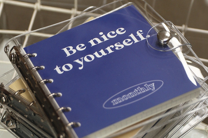 디자인문구 Be Nice To Yourself 미니 6공 먼슬리 오늘의집 쇼핑