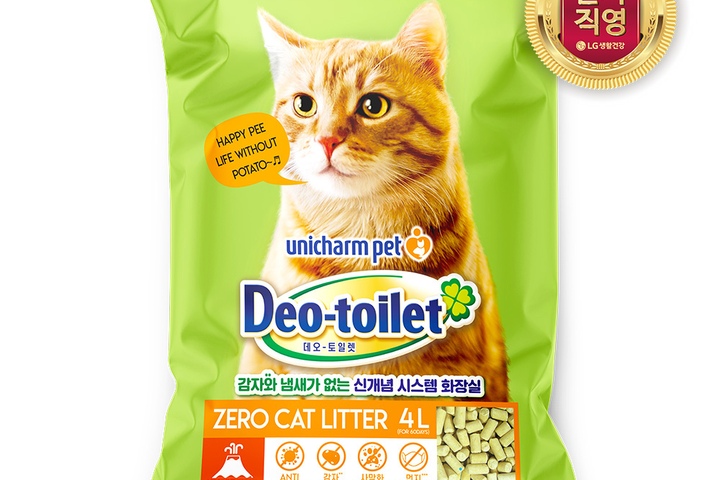 고양이 위생·배변 감자and사막화 Zero 고양이모래 4l 오늘의집 쇼핑