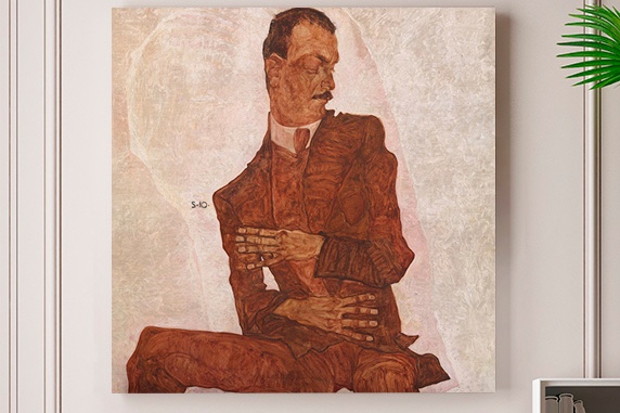 그림·사진 에곤쉴레 아서 로슬러의 초상 인테리어 명화 액자 캔버스 포스터 오늘의집 쇼핑