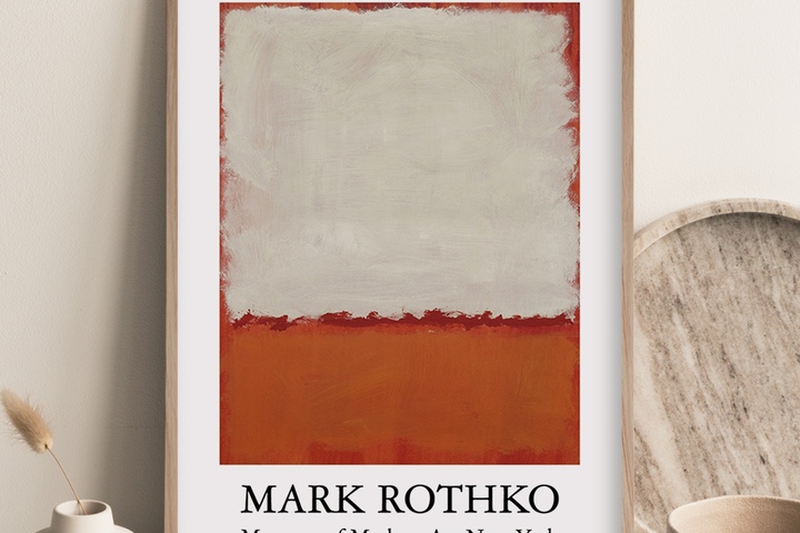 그림·사진 21 마크 로스코 추상화 명화 그림 인테리어 포스터 대형 액자 크림 오렌지 오늘의집 쇼핑