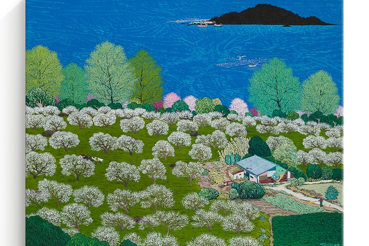 그림·사진 이현열 작가ㅣ배 밭이 있는 풍경1 오늘의집 쇼핑