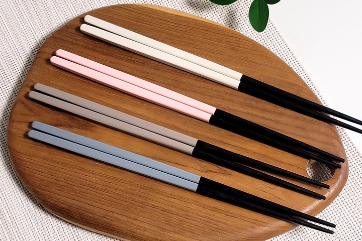 숟가락·젓가락 다크마카롱 파스텔 나무 젓가락 4color 오늘의집 쇼핑