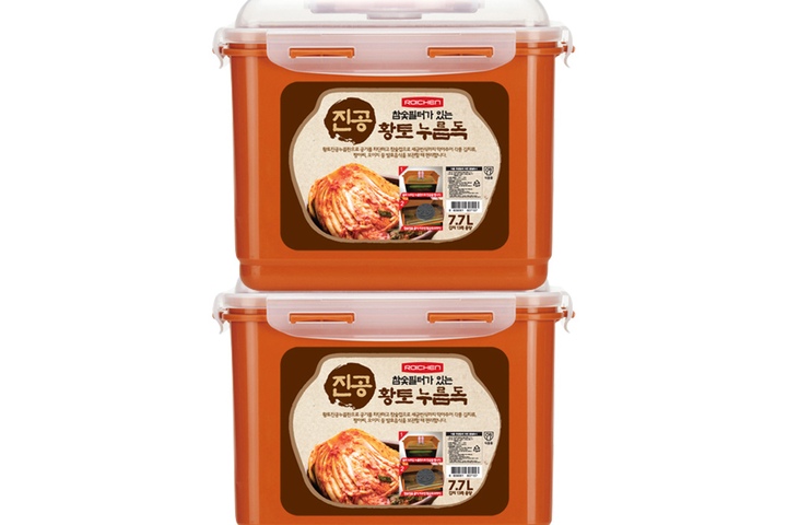 김치통·항아리 11 진공 황토 참숯 누름독 김치통밀폐용기 77l 김치냉장고 사용가능 오늘의집 쇼핑